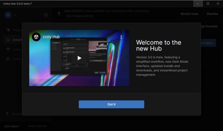 Unity Hub・Editorのダウンロードとインストール | ジコログ